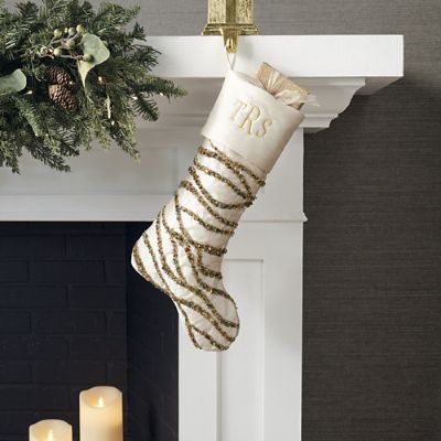 Snowy Seaside Stocking | Frontgate