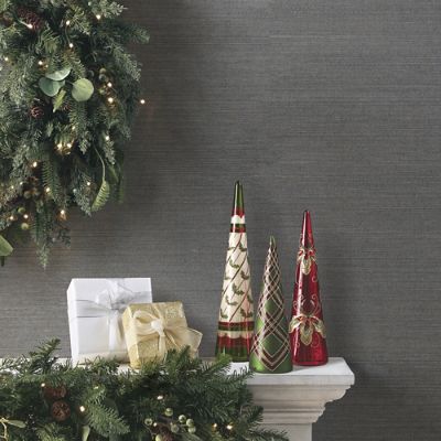 Vintage Christmas Glass Tree Trio | Frontgate