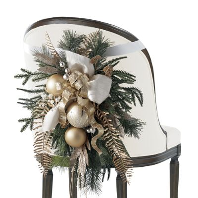Gleam and Glisten Chairback Swags, Set of Two | Frontgate