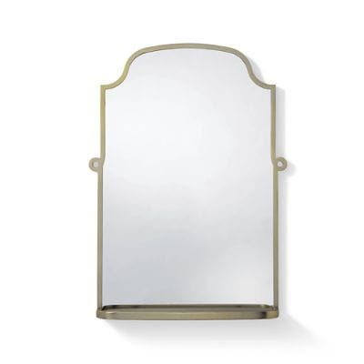 Polaris Wall Mirror with Shelf | Frontgate