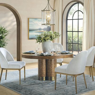 Brando 7-pc. Round Extendable Dining Set | Frontgate