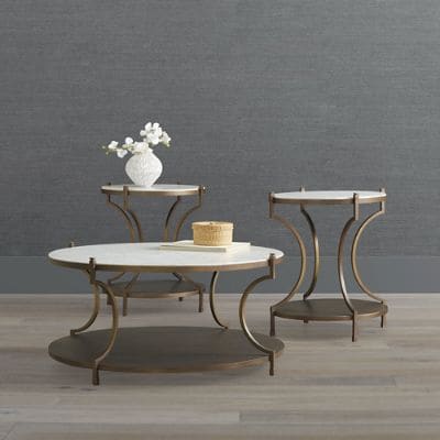 Amara 3-Pc. Coffee Table Set With Two Side Tables | Frontgate