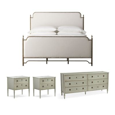 Whitby/Etienne Bedroom Set in French Patina | Frontgate