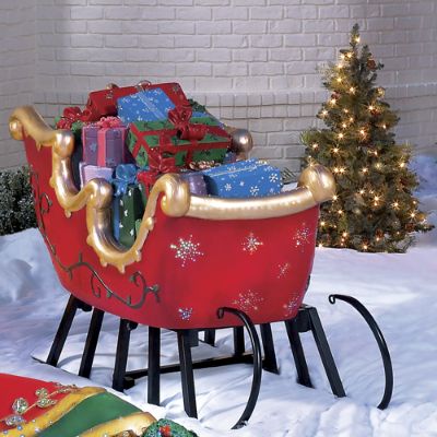 Fiber-optic Sleigh Display | Frontgate