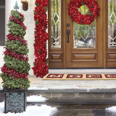 6' Lighted Spiral Topiary | Frontgate