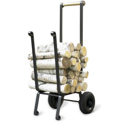 Large Wheel Wood Cart | Frontgate