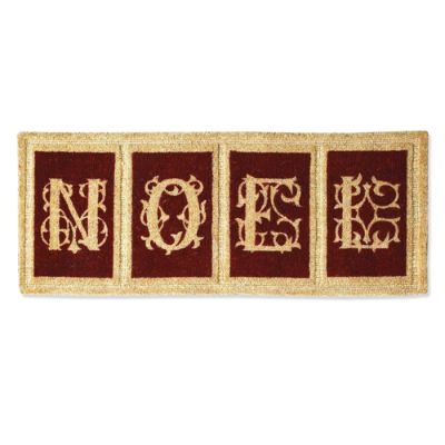 Noel Coco Christmas Door Mat | Frontgate
