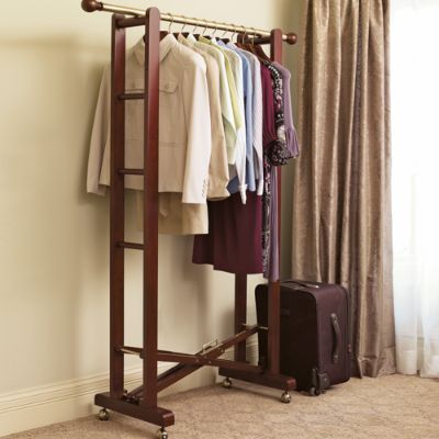 Mobile Folding Garment Rack | Frontgate