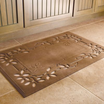 Die-cut Microfiber Door Mat | Frontgate