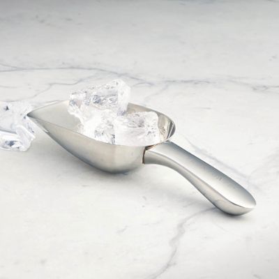 Optima Ice Scoop for Parties & Everyday Use in 18/8 Stainless Steel