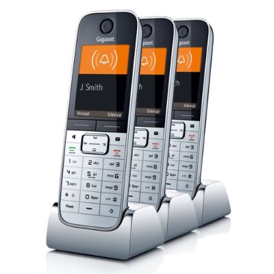 Gigaset Cast-Metal Phone System and Two Additional Handsets | Frontgate