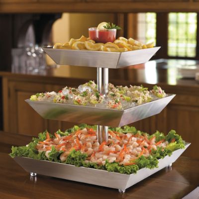 Glacier Triple-tier Tower Server | Frontgate