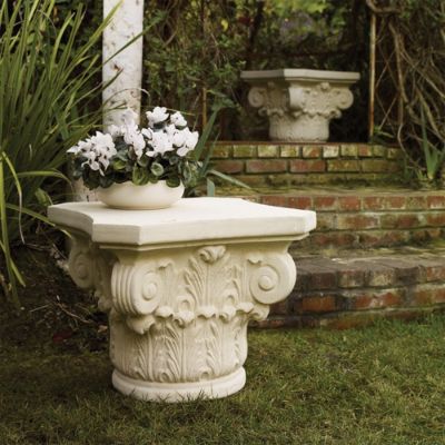 Architectural Column Side Table | Frontgate