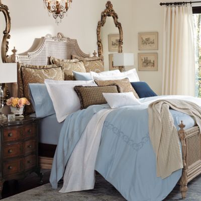 Resort 600 TC Embroidered Duvet Cover | Frontgate