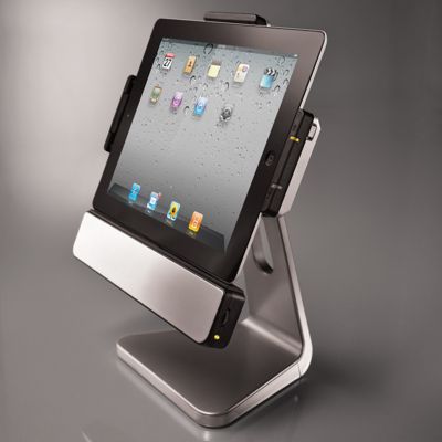 Rotating iPad 2 and iPad 3 Dock with Speakers | Frontgate