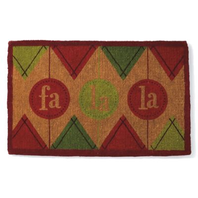 Fa La La Holiday Entry Mat | Frontgate