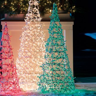 Lighted Cone Trees | Frontgate