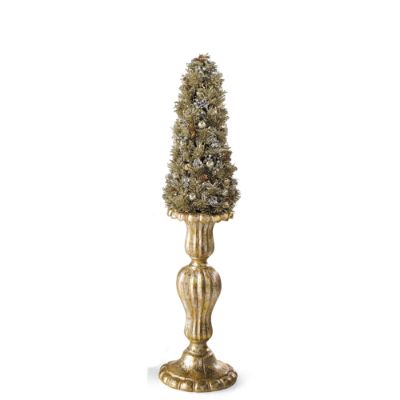 Glitter Beaded Bell Trees | Frontgate