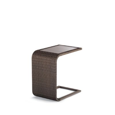 Palermo Glass-overlay Slider Table | Frontgate