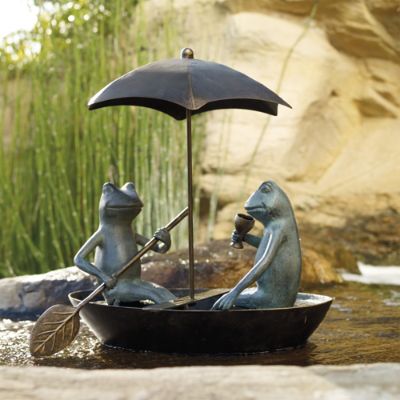 Drifting Frogs Garden Statue | Frontgate