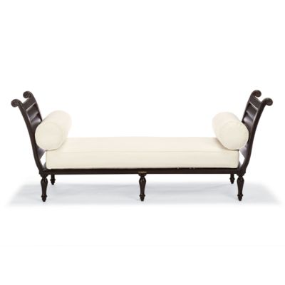 British Colonial Bench with Cushion | Frontgate