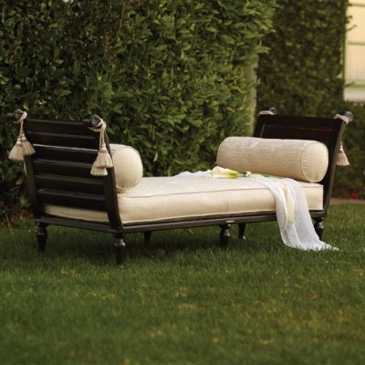 British Colonial Bench with Cushion | Frontgate