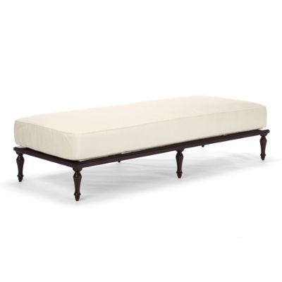 British Colonial Double Ottoman with Cushion | Frontgate