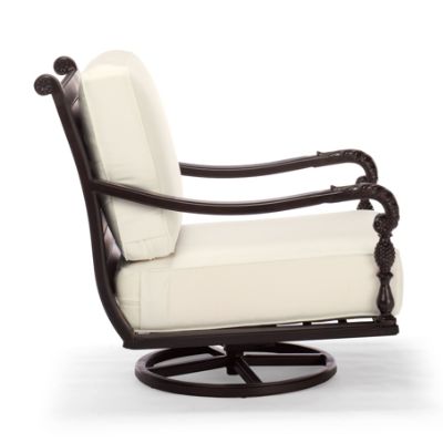 British Colonial Swivel Rocker Lounge Chair with Cushions | Frontgate
