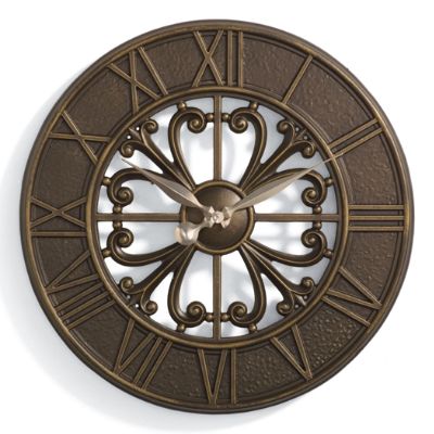 Villanova Clock and Thermometer | Frontgate