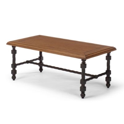 Castillo Faux Wood-top Coffee Table | Frontgate
