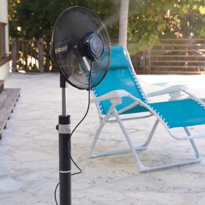 Frontgate Oscillating Misting Fan | Frontgate