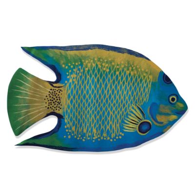 Hand-felted Fish Mats | Frontgate