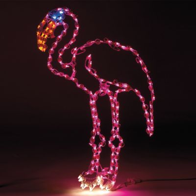 Lighted Pink Flamingo | Frontgate