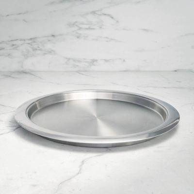 Hot/Cold 17-in. Round Stainless Steel Tray with Thermosensitive Core ...