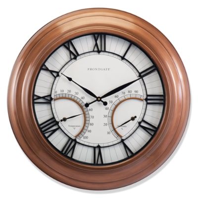 Oxford Outdoor Clock with Thermometer | Frontgate