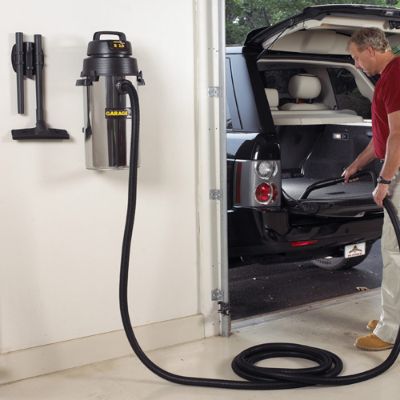 Shop Vac Wall Mount Stainless Steel Garage Vacuum | Frontgate