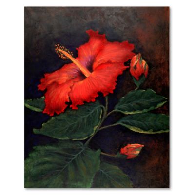 Moonlight Hibiscus Outdoor Art | Frontgate