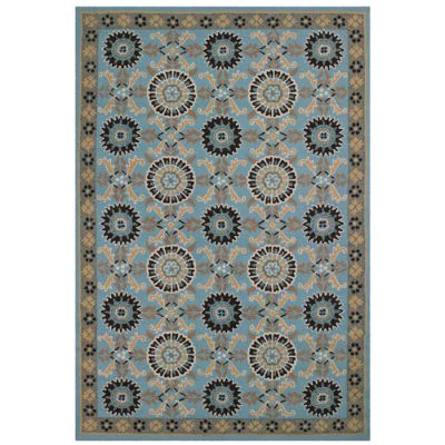 Suncrest Azure Outdoor Area Rug | Frontgate