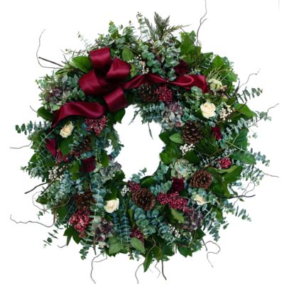 Christmas Bouquet Fresh Christmas Wreath | Frontgate
