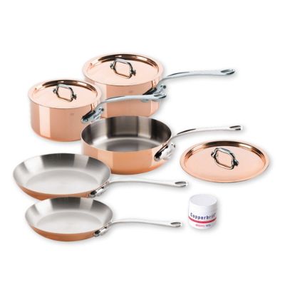 Mauviel M'Heritage Copper 8-pc. Cookware Set | Frontgate