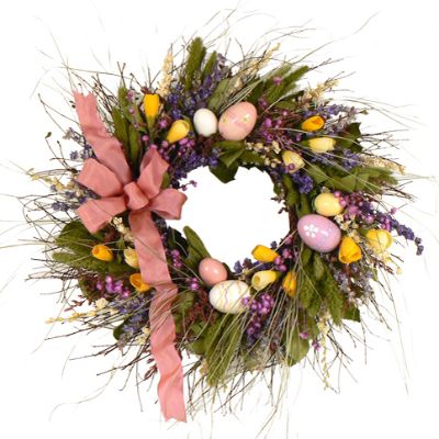 Egg-Stravaganza Easter Wreath | Frontgate