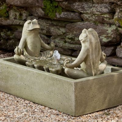 Zen Frog Fountain | Frontgate