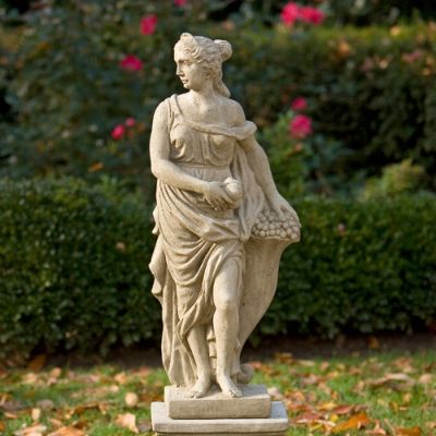 Lady Winter Outdoor Sculpture | Frontgate