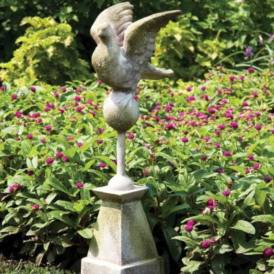 Dove in Flight Finial Statue | Frontgate