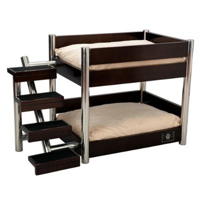 Espresso Metropolitan Double Pet Bed | Frontgate