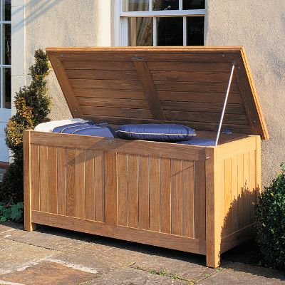 Large Teak Storage Chest | Frontgate