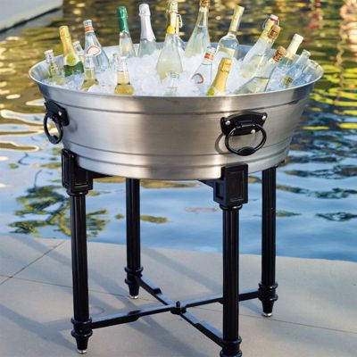 Stainless Steel Estate Beverage Server | Frontgate