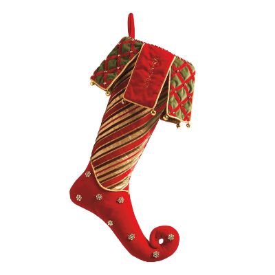 Christmas Joy Red Toe Stocking | Frontgate