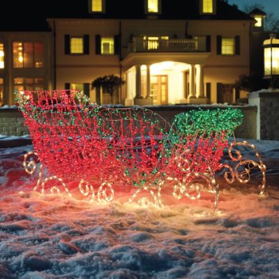 Santa's Lighted Sleigh | Frontgate