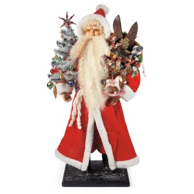 Santa Figure with Tree and Toys | Frontgate